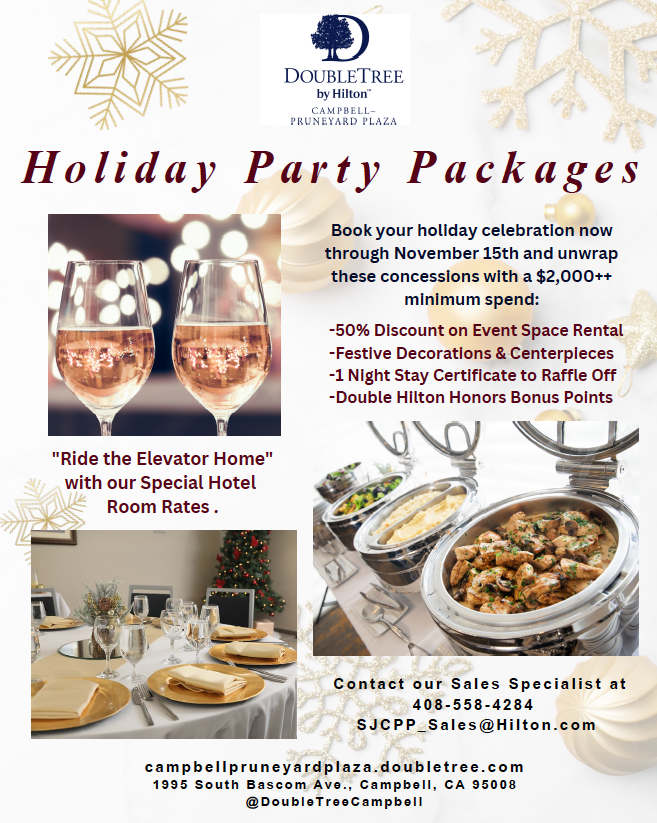 Holiday Party Packages | The Pruneyard